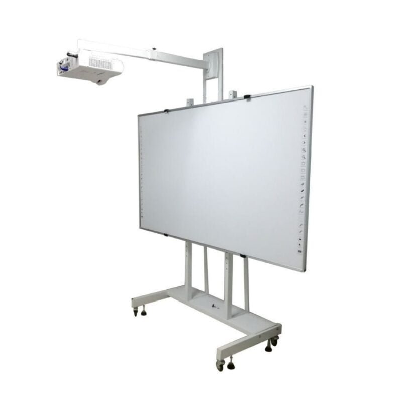 Multimedia Projector with Interactive Whiteboard for Classroom.
